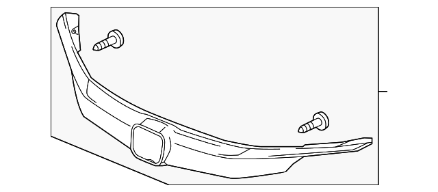 71104-T3W-J51 - Molding Assembly Front Grille (Upper) - 2017 Honda ...