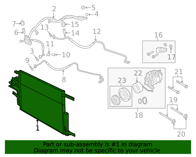 2020-2022 Ram 1500 Classic Cooler 68312697AD | TascaParts.com