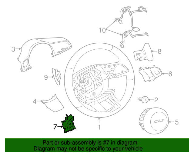 T2H7017 - Steering Wheel Radio Controls 2016-2021 Jaguar ...