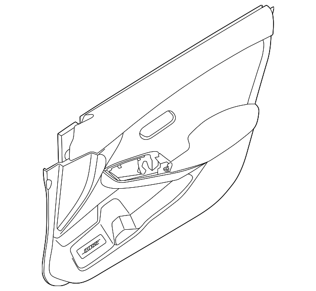 809A1-6LB0D - Door Trim Panel - 2020-2023 Nissan Sentra | Nissan OEM ...