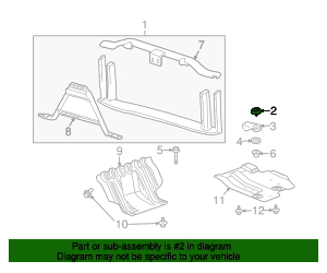 2007-2019 GM Upper Body Mount Cushion 22963249 | GMPartsDirect.com