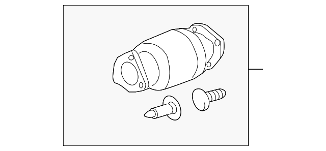 18150-RV0-A00 - Converter - 2011-2015 Honda | Honda Factory Parts