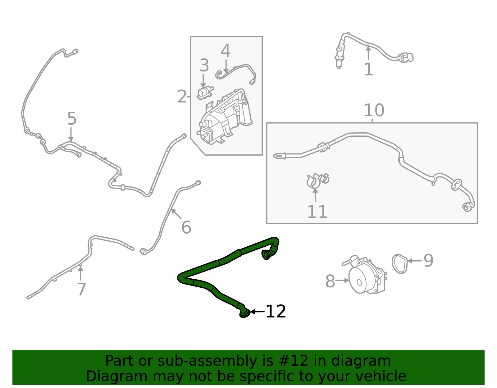 LR057207 - Breather Tube - 2013-2020 Land-Rover | Land Rover Lake Bluff