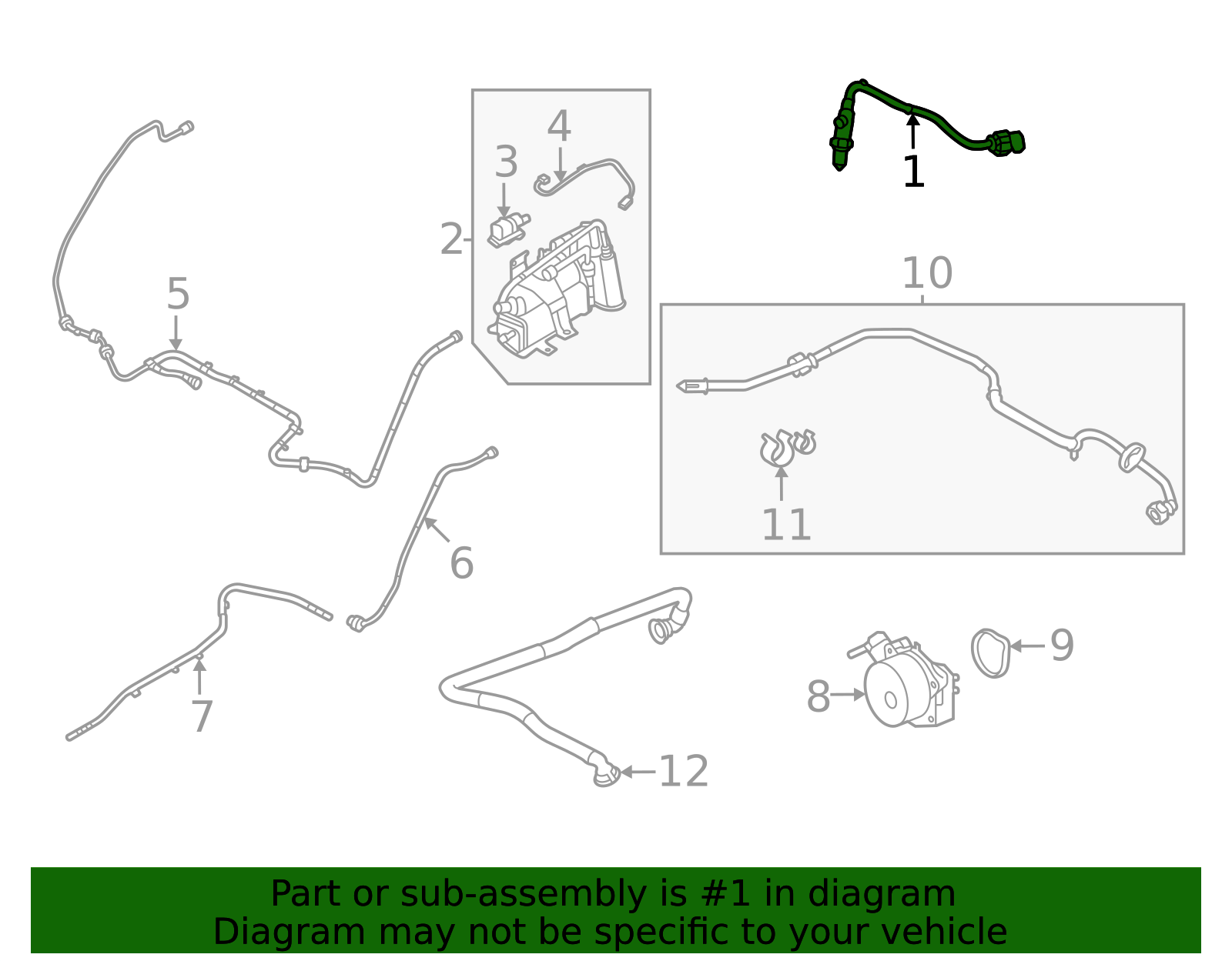 2013-2024 Land Rover Oxygen Sensor LR136928 | OEM Parts Online