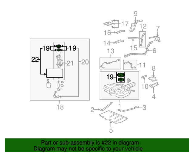 17052-SLN-A01 - Fuel Pressure Regulator 2007-2008 Honda Fit | Honda ...