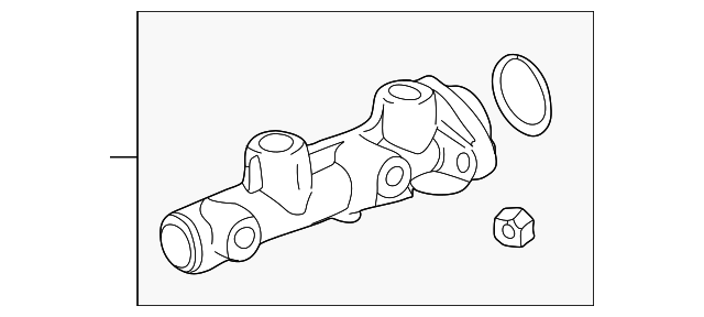 34316764190 - 1994-1998 BMW Master Cylinder (34-31-6-764-190) | BMW of South Atlanta Parts