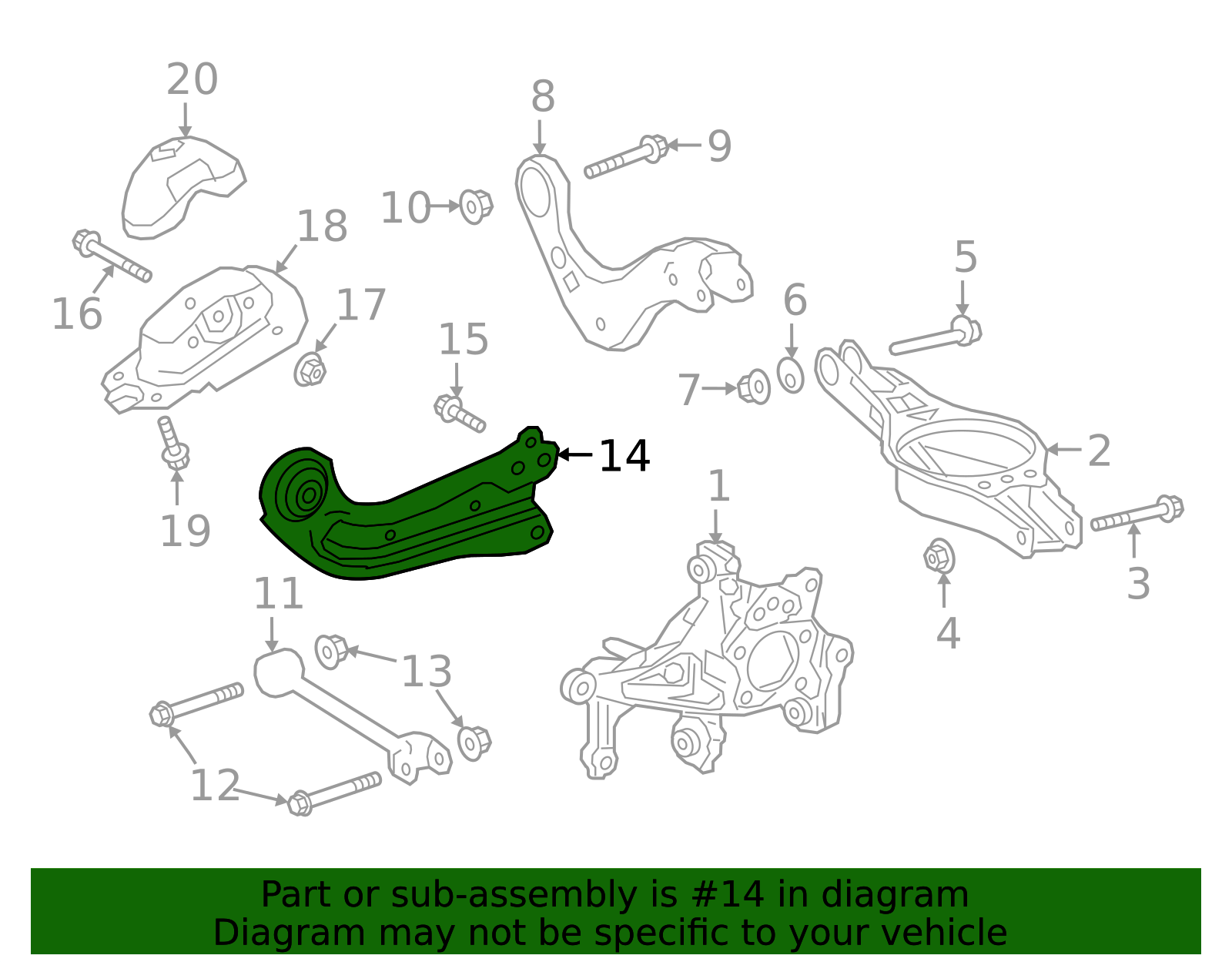 48780-06170 - 2019-2024 Lexus - Trailing Arm | My L Parts