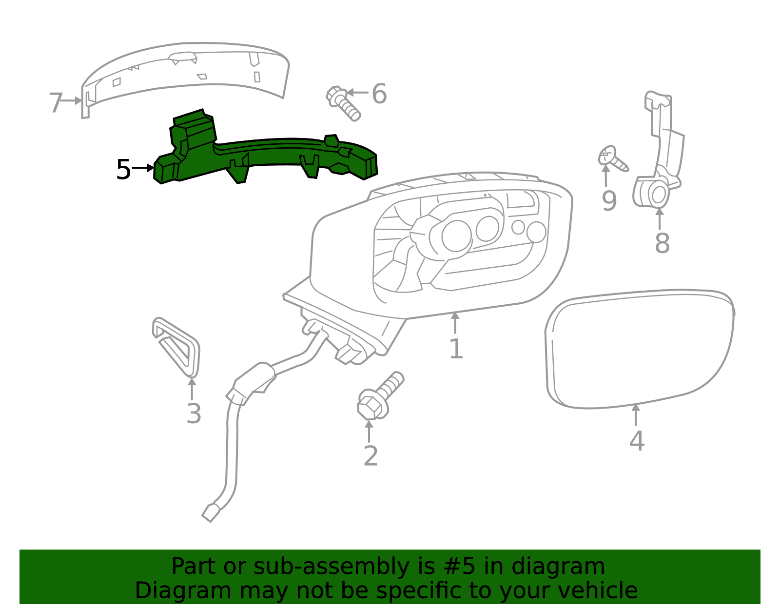 KB7W-69-122 | 2017-2024 Mazda CX-5 Signal Lamp | Palladino Mazda Parts