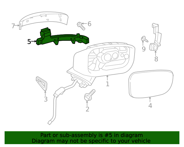 2017-2021 Mazda CX-5 Signal Lamp KB7W-69-182 | QuirkParts
