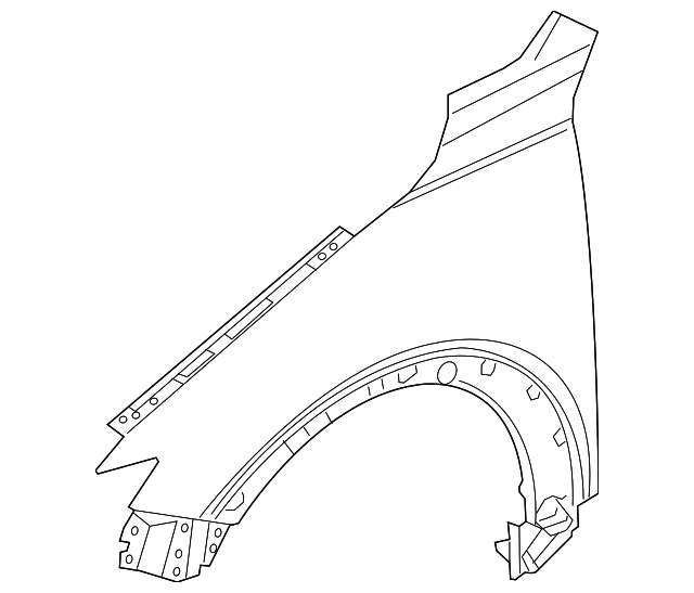 2016-2021 Mazda CX-3 Fender D10E-52-211C | OEM Parts Online