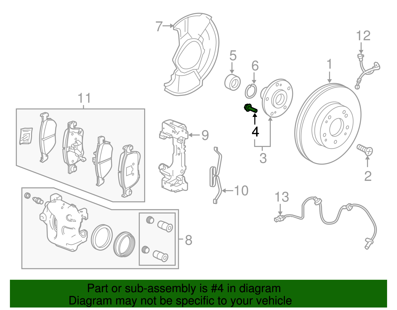 90113-S84-901 - 1992-2025 Honda - Bolt Wheel (Rocknel Fastener ...
