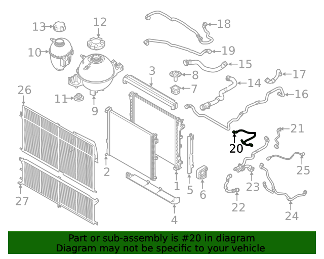 Genuine BMW 17-12-7-535-528 | Coolant Hose | FREE Shipping on Most ...