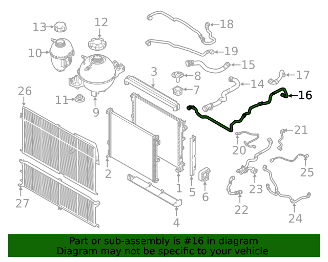 Genuine BMW 17-12-7-535-534 | Connector Hose | FREE Shipping on Most ...