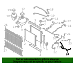17127535536 - 2018-2019 BMW Overflow Hose (17-12-7-535-536) | BMW of ...