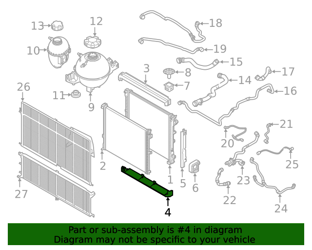 17118642758 - 2018-2022 BMW Lower Cover (17-11-8-642-758) | BMW of ...