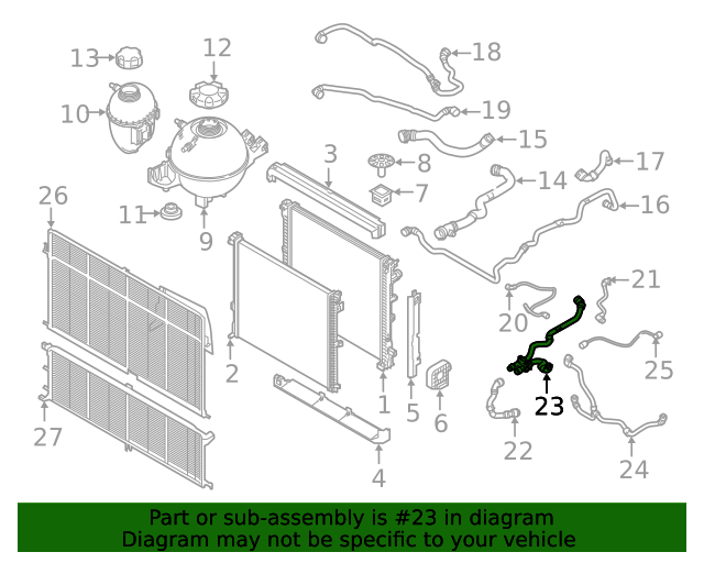 17129894753 - 2018-2019 BMW By-Pass Hose (17-12-9-894-753) | BMW of ...