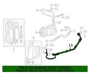 64539395469 - 2019-2022 BMW Evaporator Tube (64-53-9-395-469) | BMW of ...