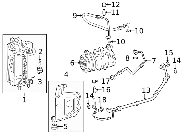 Genuine BMW 64-53-9-395-463 | A/C Refrigerant Discharge Hose | FREE ...