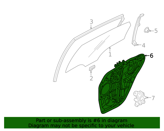 83481-L3000 - Regulator Module 2021-2023 Kia K5 | Kia.Parts Store