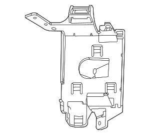 2020-2024 Chevrolet Corvette Communication Interface Module Bracket ...