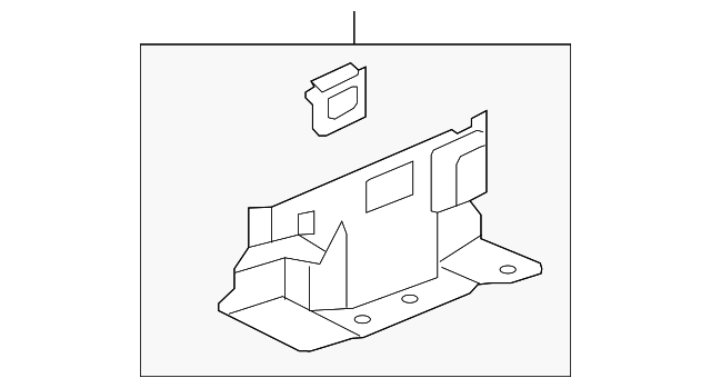 2008-2015 Mitsubishi Lancer Side Shield 5370A652 | MitsubishiParts.com