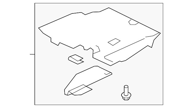 5379A167 - Under Cover 2008-2015 Mitsubishi Lancer | Mitsubishi Direct ...
