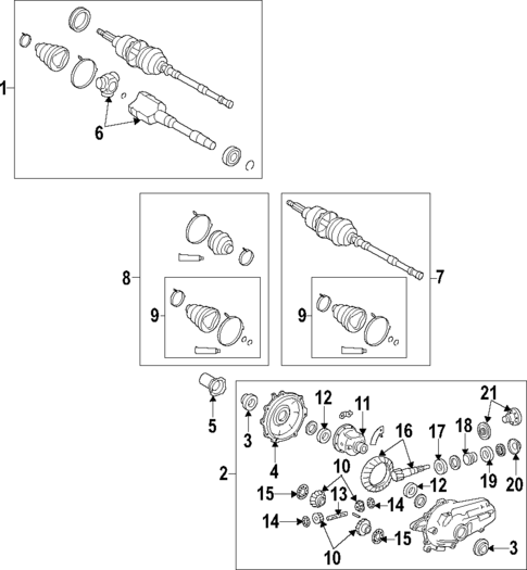 Axle Shafts & Joints for 2006 Lexus GS300 | OEM Parts Online