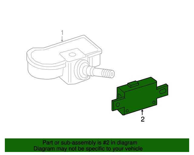 2002-2012 Mercedes-Benz Tire Pressure Monitoring System Control Module 003-540-39-45 ...