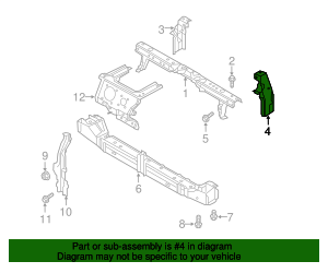 2013-2020 Nissan Leaf Side Support F2521-3NFMA | QuirkParts