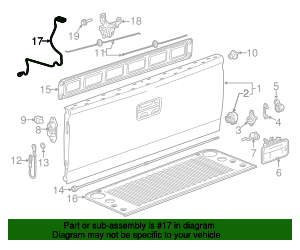 2015 GM Rear Park Assist Camera 23306741 | TascaParts.com
