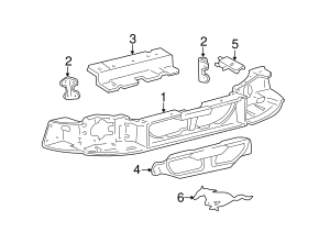 1999-2004 Ford Mustang Sight Shield 2R3Z-8C291-AA | TascaParts.com