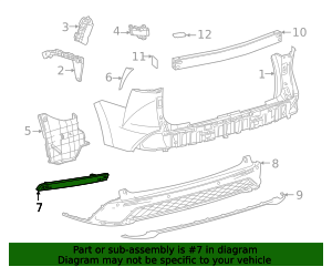 2021-2025 Toyota Reflector Panel 81920-08020 | Toyota Parts Center