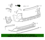 Genuine Toyota Inner Support part# 52563-08010 for 2021-2024 Toyota ...