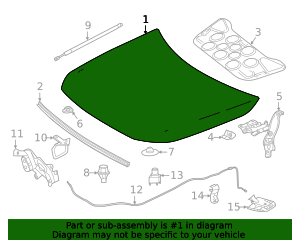 118-880-47-00 - Hood 2020-2021 Mercedes-Benz | Mercedes-Benz USA Parts