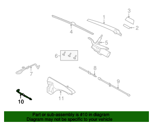 61677170200 - 2007-2013 BMW X5 Washer Hose (61-67-7-170-200) | BMW of ...