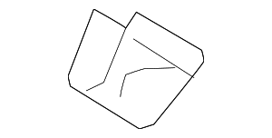 2021-2023 Toyota Corolla Child Restraint Anchor Plate Bezel 73735-76010 ...