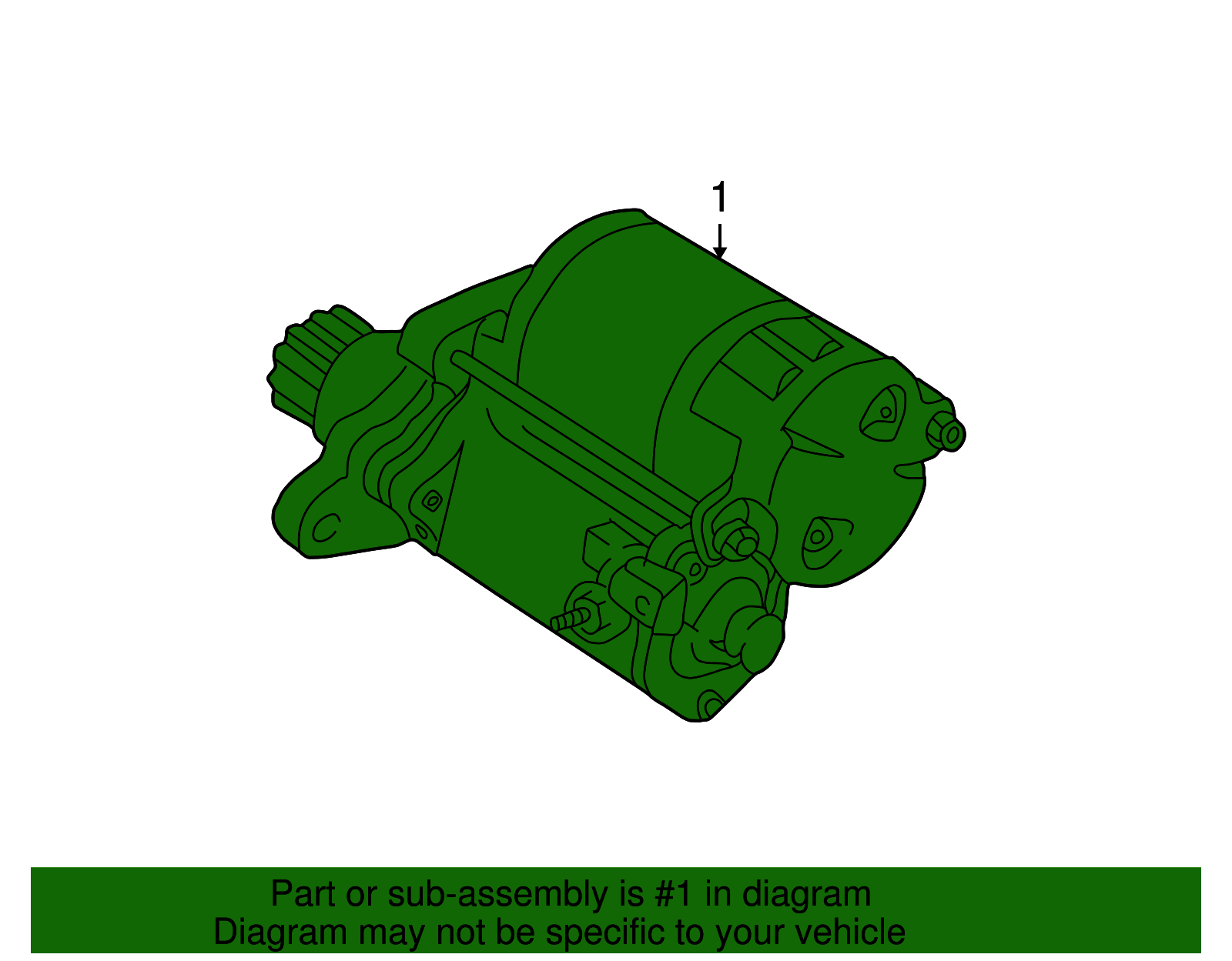 1992-2005 Toyota Starter Motor 28100-74260-84 | Toyota Parts Center