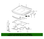 2007-2014 GM Hood Front Bumper 15296024 GM | GMPartsDirect.com
