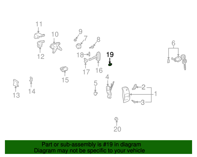 1991-2000 Toyota Cushion(For Luggage Compartment Door Panel) 90541 ...