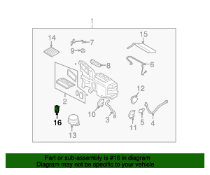 2007-2015 Ford Expansion Valve 7T4Z-19849-A | QuirkParts