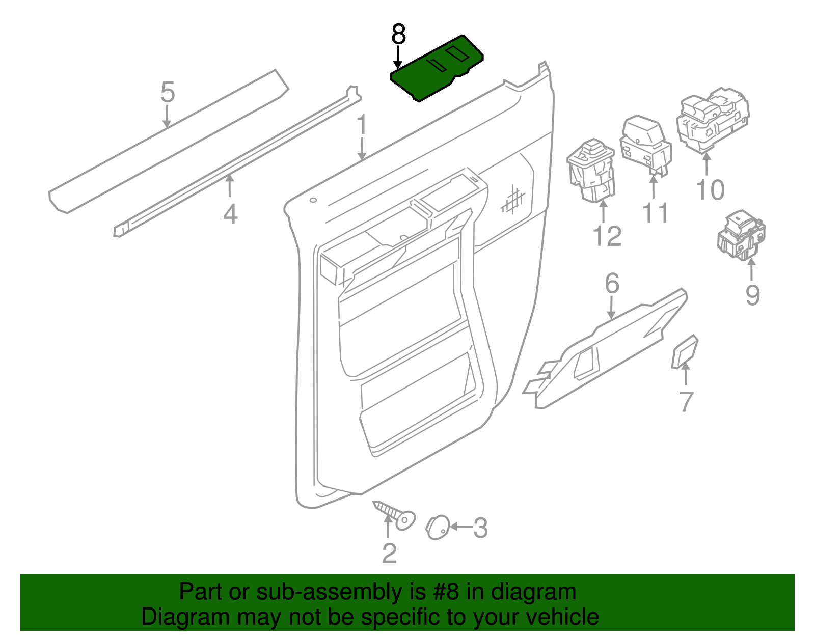 9C2Z-14524-AB - Switch Housing 2009-2025 Ford | Big 3 Auto Parts