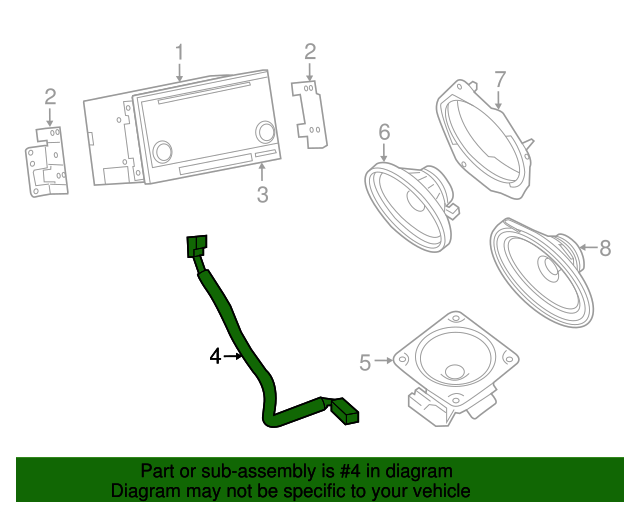 2014-2021 Nissan Auxiliary Jack 28023-4BA0B | OEM Parts Online