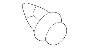 MR533108 - Wheel Opening Molding Clip 2001-2006 Mitsubishi | Mitsubishi ...