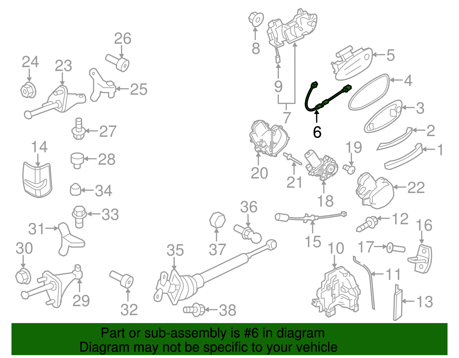 970-613-127-00 - Micro-Switch 2010-2016 Porsche Panamera | AutoNation Parts