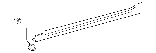 75850-47030-C0 - Rocker Molding 2019-2022 Toyota | Longo Toyota Parts