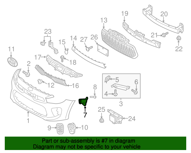 2018-2020 Kia Rio Inlet Duct 86573-H9000 | QuirkParts