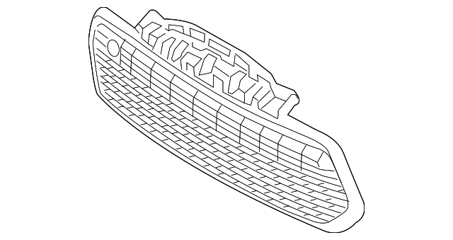 2018-2020 Kia Rio Lower Grille 86561-H9020 | TascaParts.com