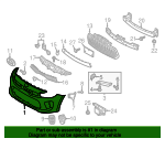 86511-H9000 - Bumper Cover 2018-2020 Kia Rio | Kia.Parts Store
