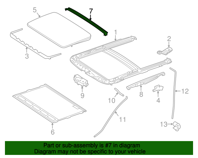 212-780-19-00-64 - Drip Rail 2012-2019 Mercedes-Benz | Mercedes-Benz ...