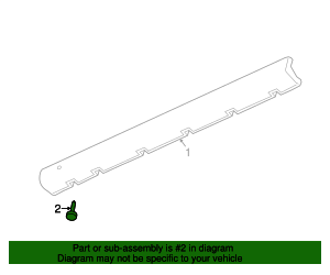 06509049AA - Rocker Molding Retainer - 2011-2023 Mopar | Mopar Parts Canada